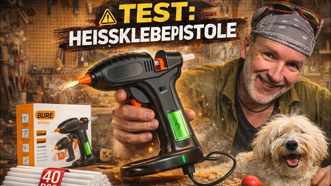 Erstaunlich Akku Heissklebepistole Test Fotos