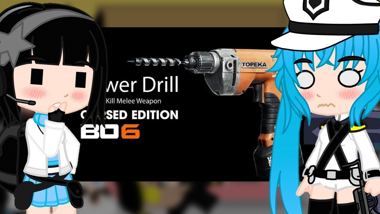 Nikke The Goddess Of Victory react to Cursed Guns | Power Drill Edition ...