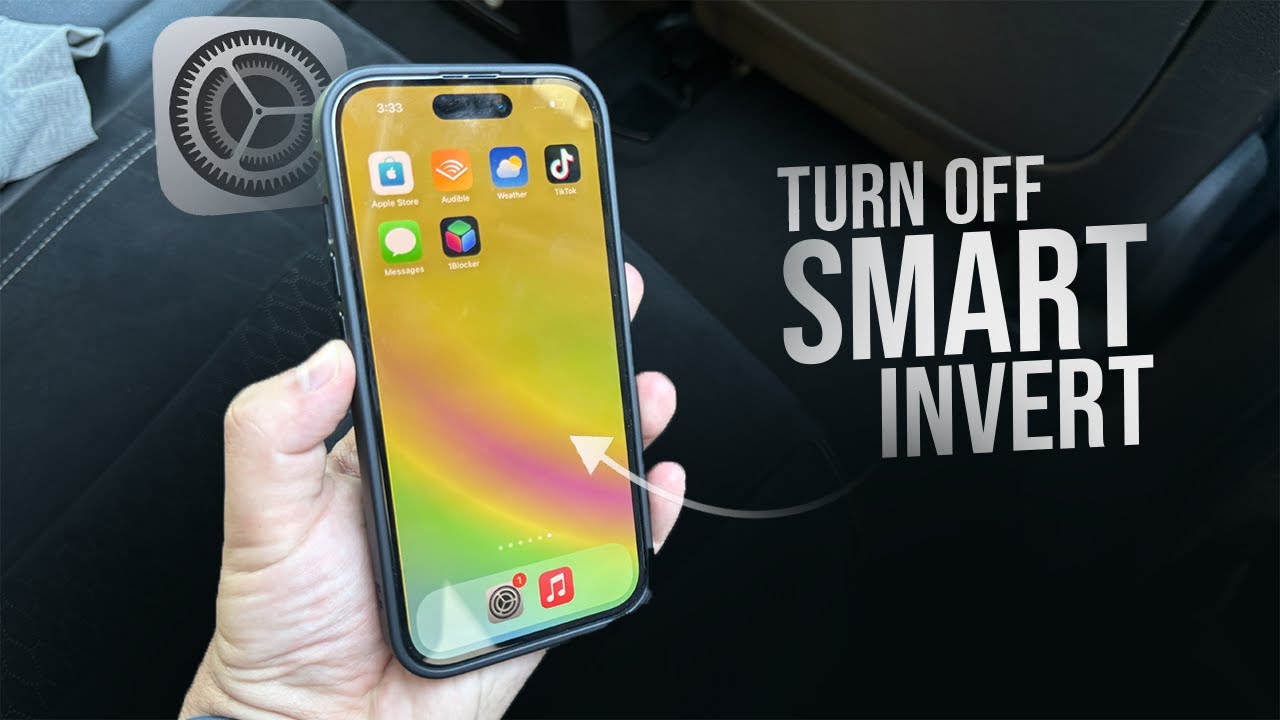 How to Turn Off Smart Invert on iPhone (tutorial) - YouTube