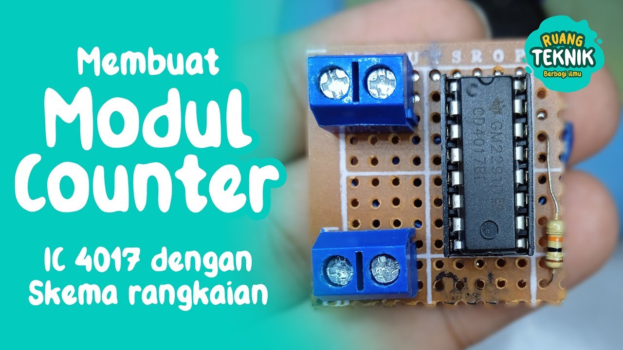 Membuat modul counter ON dan OFF dengan menggunakan 1 input yang sama ...