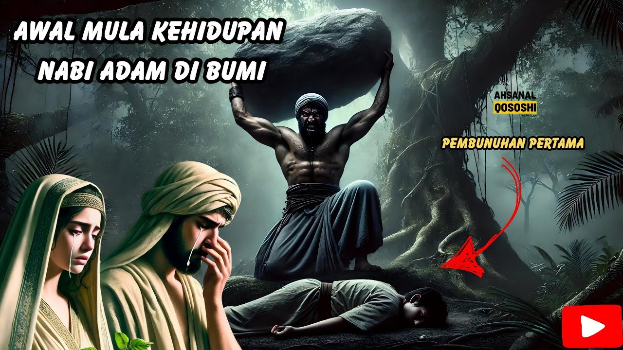 KISAH NABI ADAM & HAWA: AWAL KEHIDUPAN DI BUMI | KELAHIRAN ANAK -ANAK ...