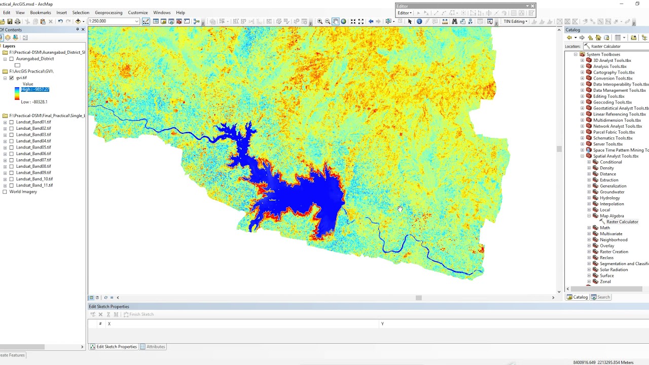 How to Create a Green Vegetation Index (GVI) Map Using ArcGIS: Step-by ...