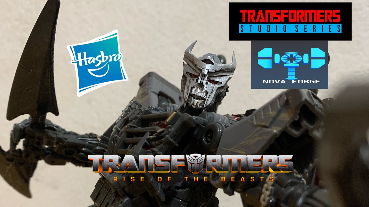 รีวิว transformers studio series 101 leader class scourge review+ชุดแต่ง Nova Forge - YouTube