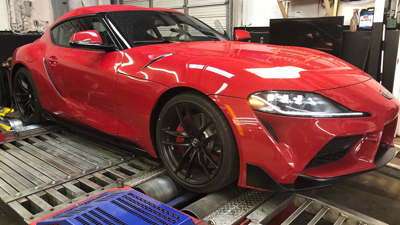 2020 TOYOTA GR SUPRA DYNO RUNS RIGHT AFTER DELIVERY!! Plus Revs and ...