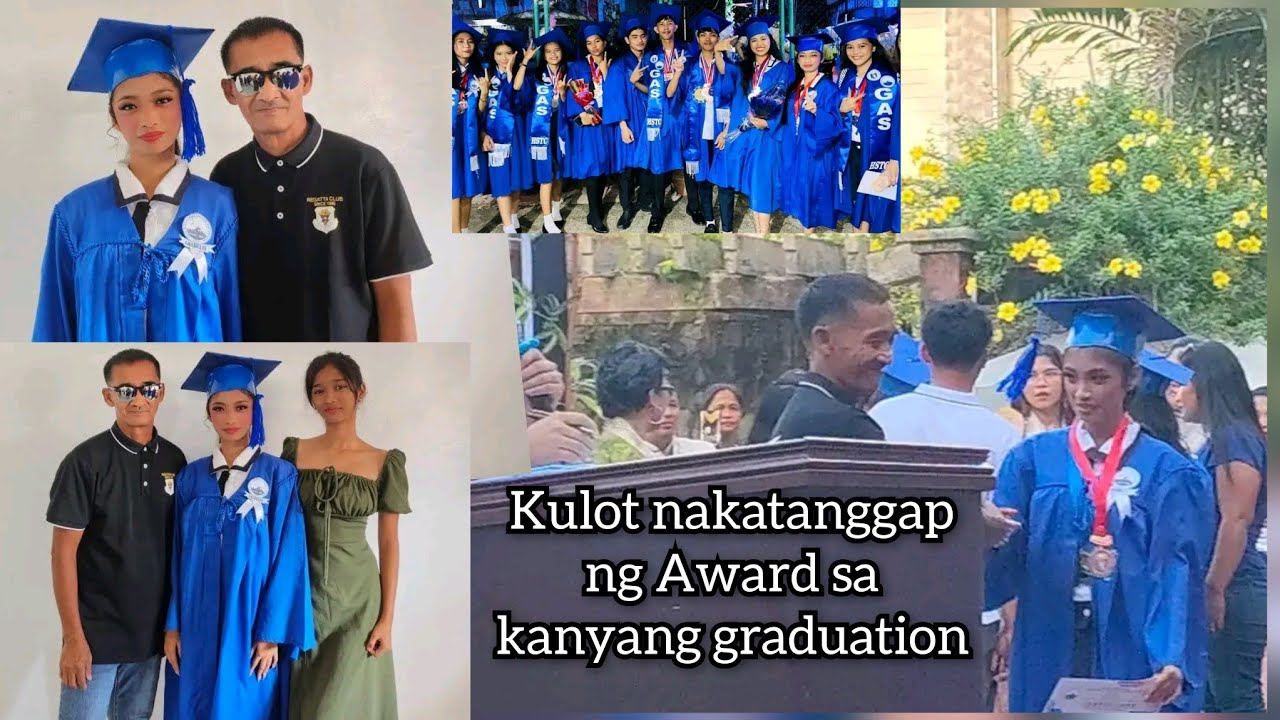 Kulot tumanggap ng award sa kanyang graduation - YouTube