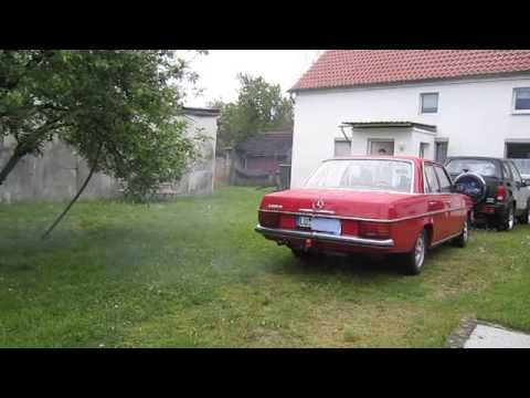 Kaltstart Mercedes 200D/8 W115 Strich8 bei 4 Grad