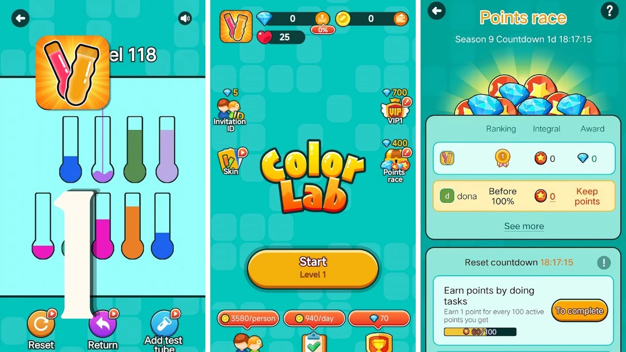 Color Lab Gameplay Walkthrough Part 1 - Level 1 ~ 18 (Android, IOS ...