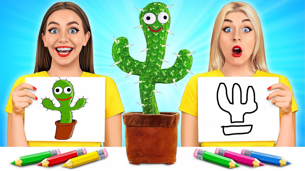 谁画它更好接受奖品挑战 #7 Multi DO Challenge - YouTube