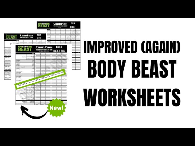 Body Beast Lean Workout Sheets Excel | EOUA Blog