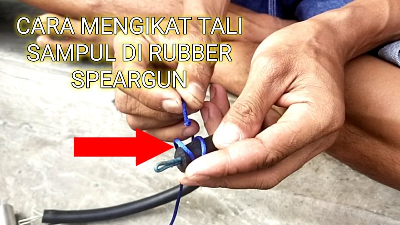 Cara mengikat tali sampul di Rubber - YouTube