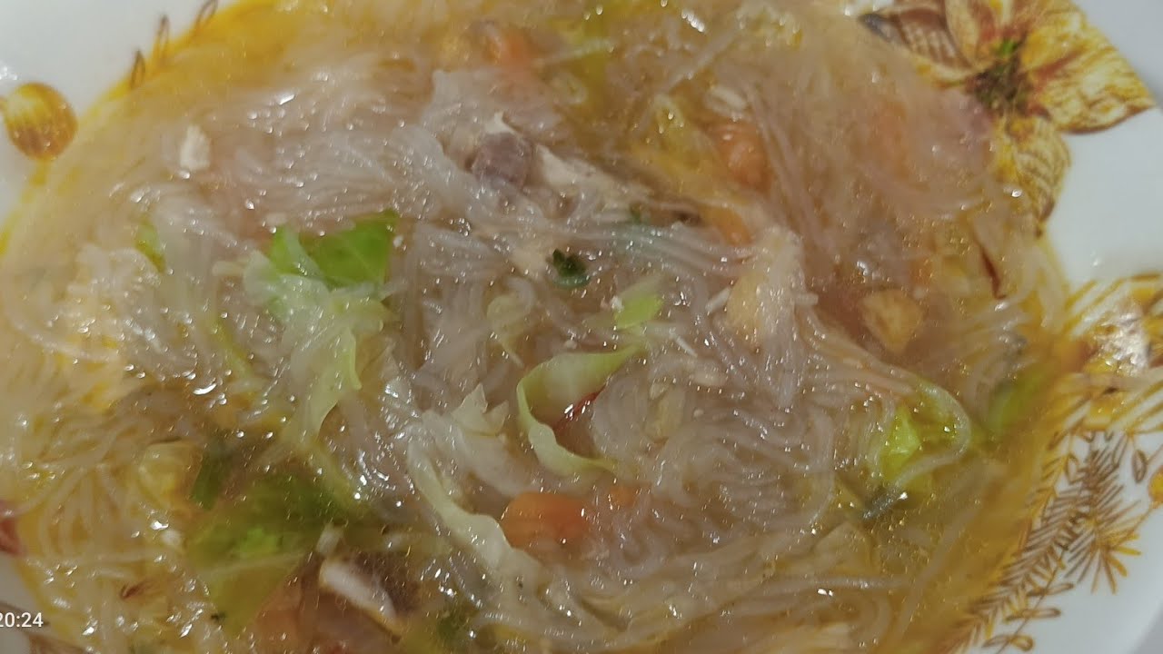 Easy way to make Sotanghon Soup | Panlasang Pinoy - YouTube