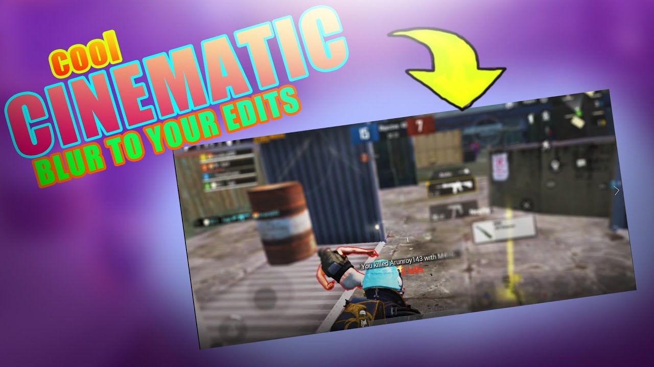 Add cinematic focus blur and void to your pubg edit || After effects ...