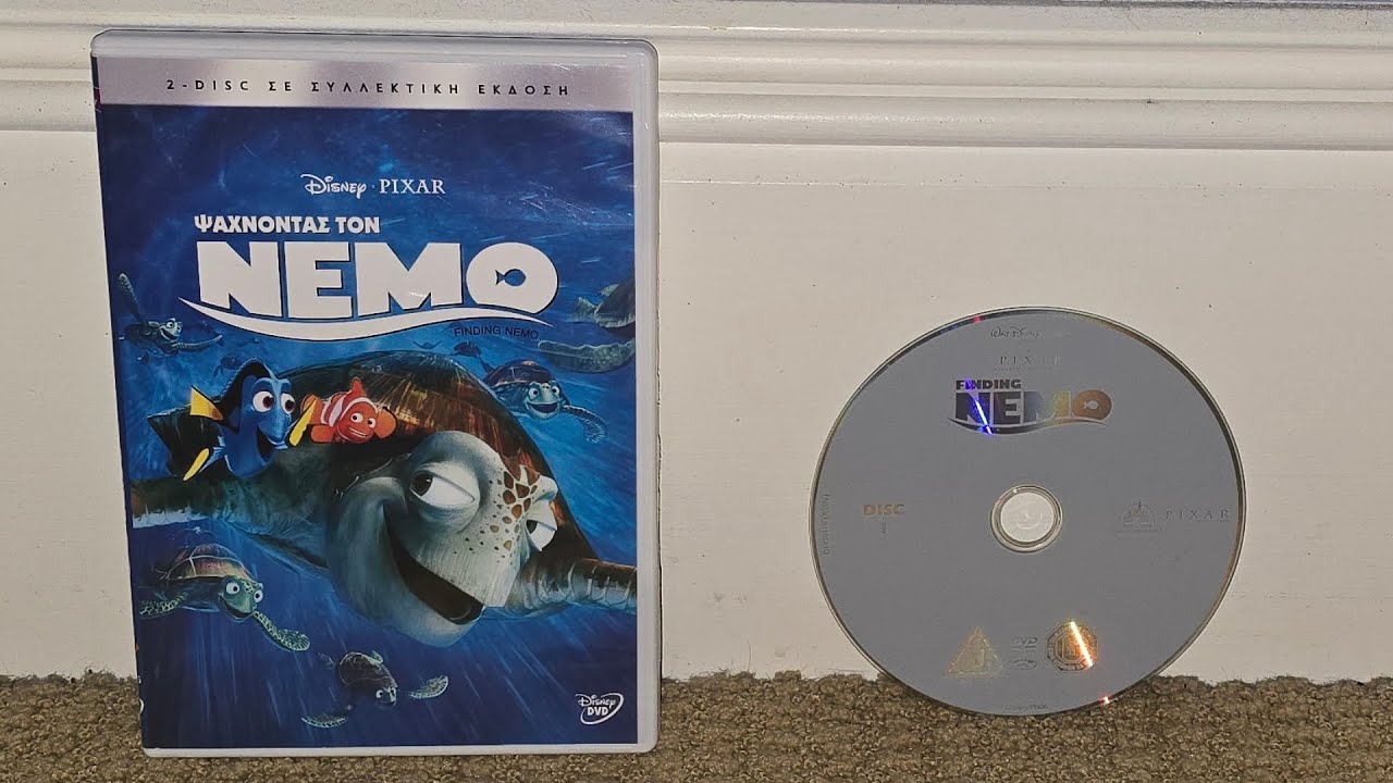 Finding Nemo Greek DVD Walkthrough (2004) - YouTube