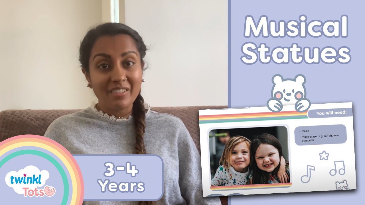 Twinkl Tots Musical Statues Activity | Physical Development 3-4 Years ...