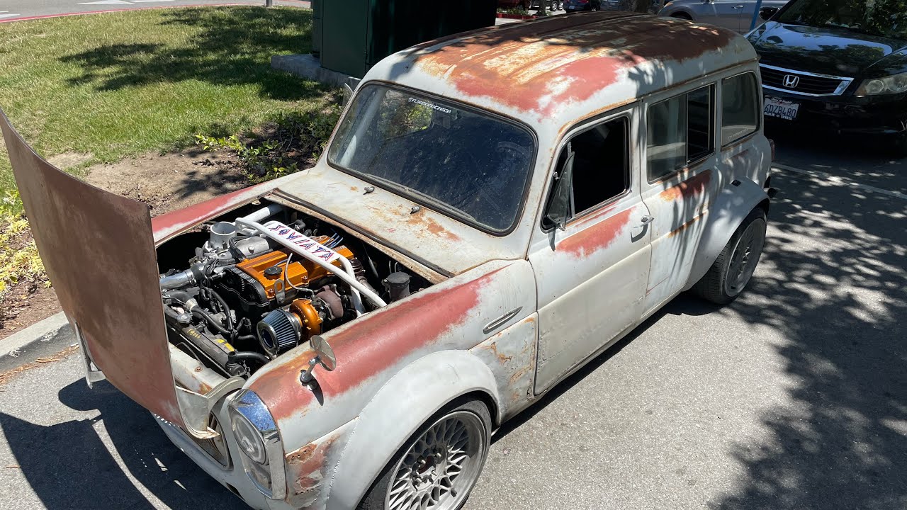 Turbocharged body swapped Miata Fine tuning and building floor panels ...