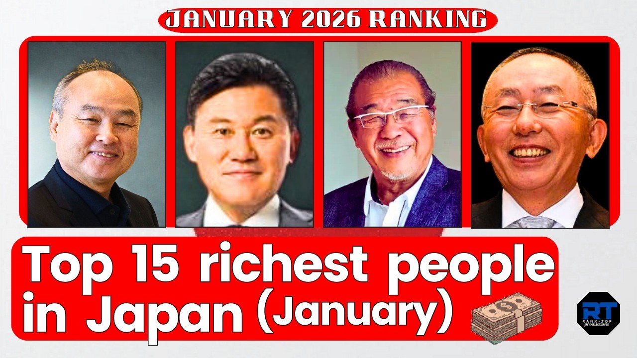 Top 15 Richest People in Japan January 2026 – 💰🇯🇵 - YouTube