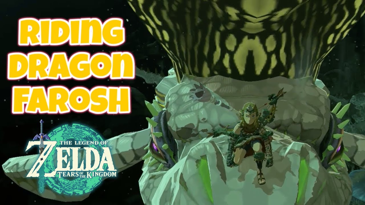 Zelda: Tears of the Kingdom - Dragon Riding: Farosh Route (New Feature ...