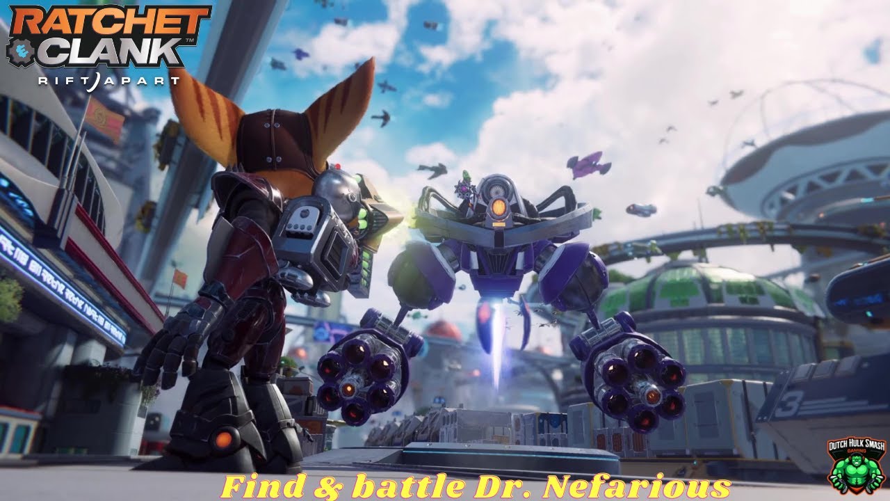 Ratchet & Clank: Rift Apart- Find & battle Dr. Nefarious gameplay ...