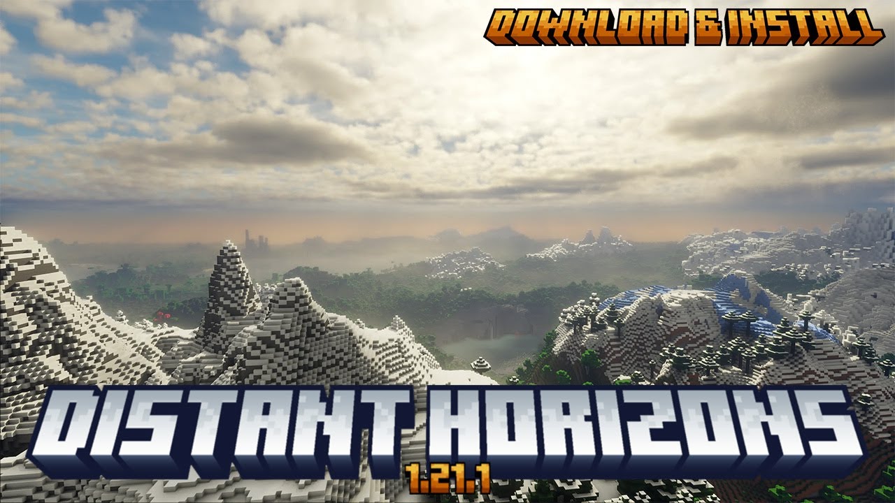 How To Install Distant Horizons Mod (MINECRAFT 1.21.1) - YouTube