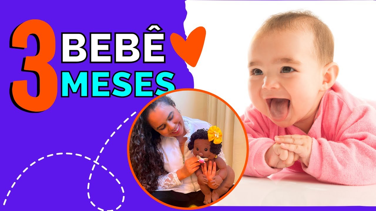 O que faz o BEBÊ DE 3 MESES | DESENVOLVIMENTO INFANTIL - YouTube