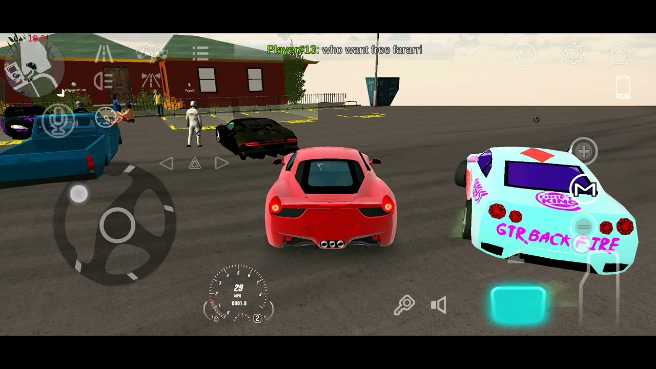 Part 2 Ferrari give way Car Parking Multiplayer - YouTube