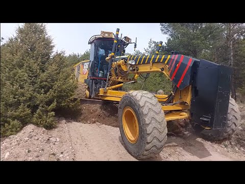 CAT 140M _GRADER_ORMAN CANAVARI _forest beast_KAYA CANAVARI _rock monster #keşfet#nasılyapılır