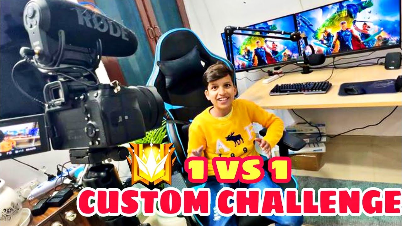 Piyush Joshi Gaming ko Challenge Kar Diya 1 vs 1 Custom room || free ...