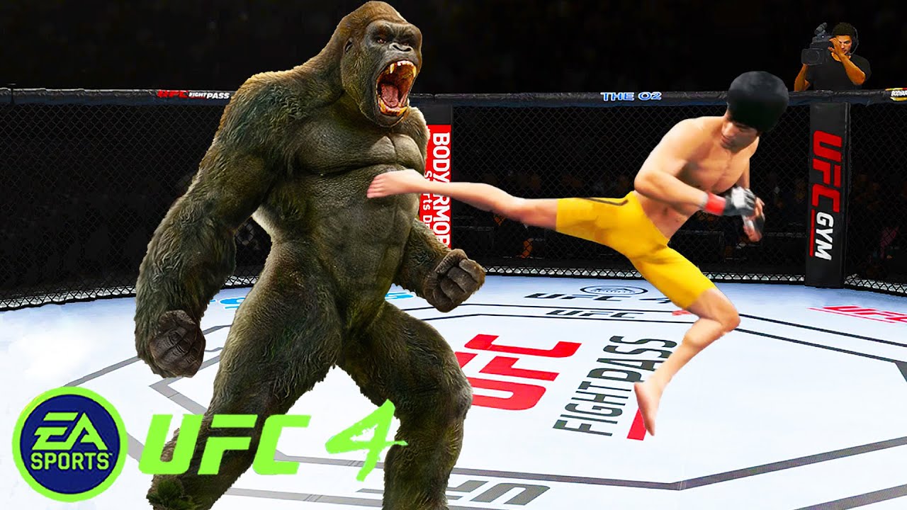UFC4 Bruce Lee vs Evil King Kong EA Sports UFC 4 - PS5 - YouTube