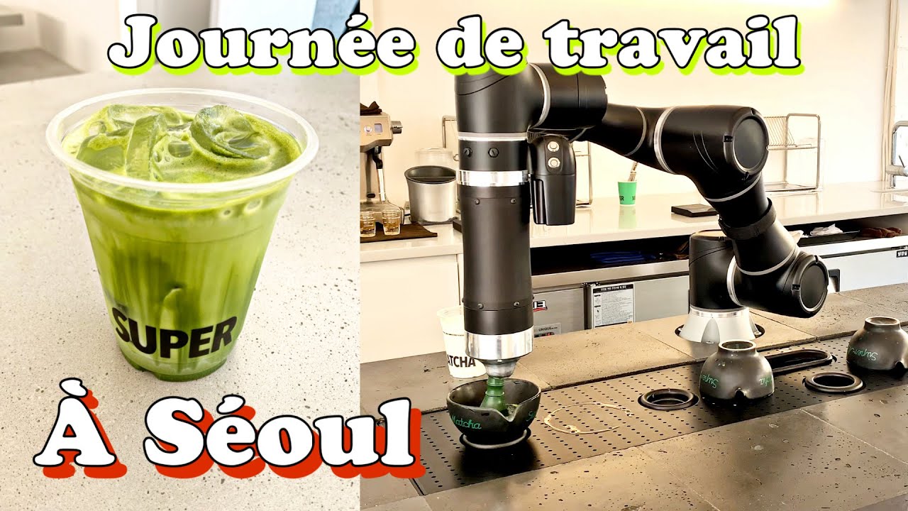 Un robot me fait du matcha latte 🍵 - YouTube