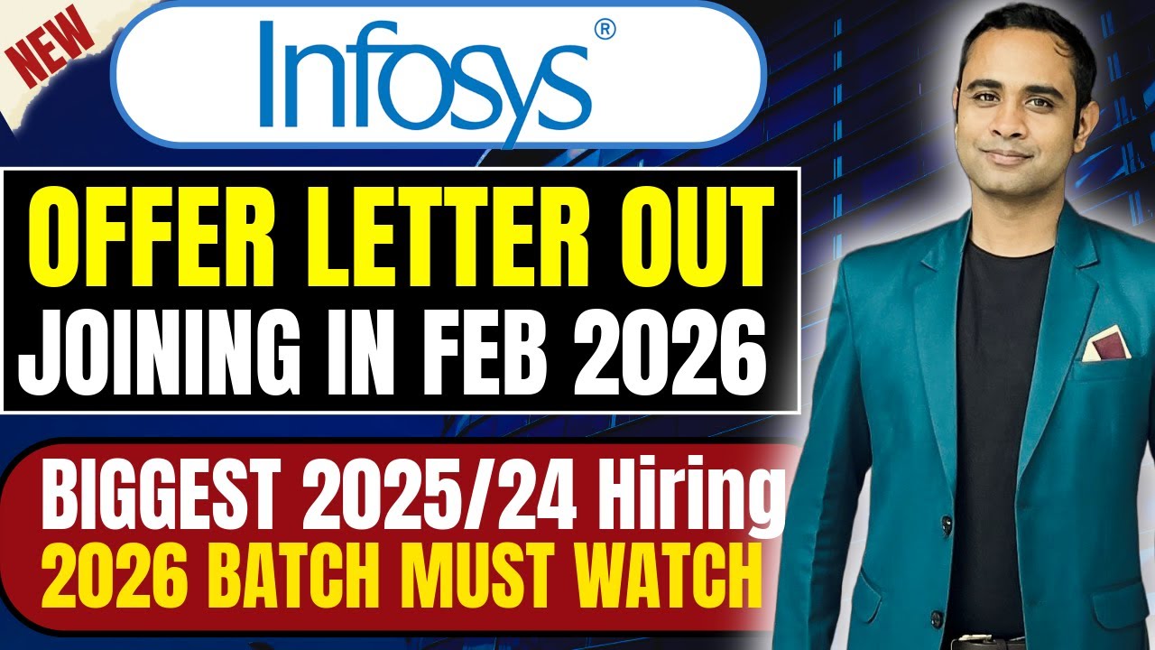 Infosys Offer Letter Released | Joining in Feb 2026 | Batch 2026 Must ...