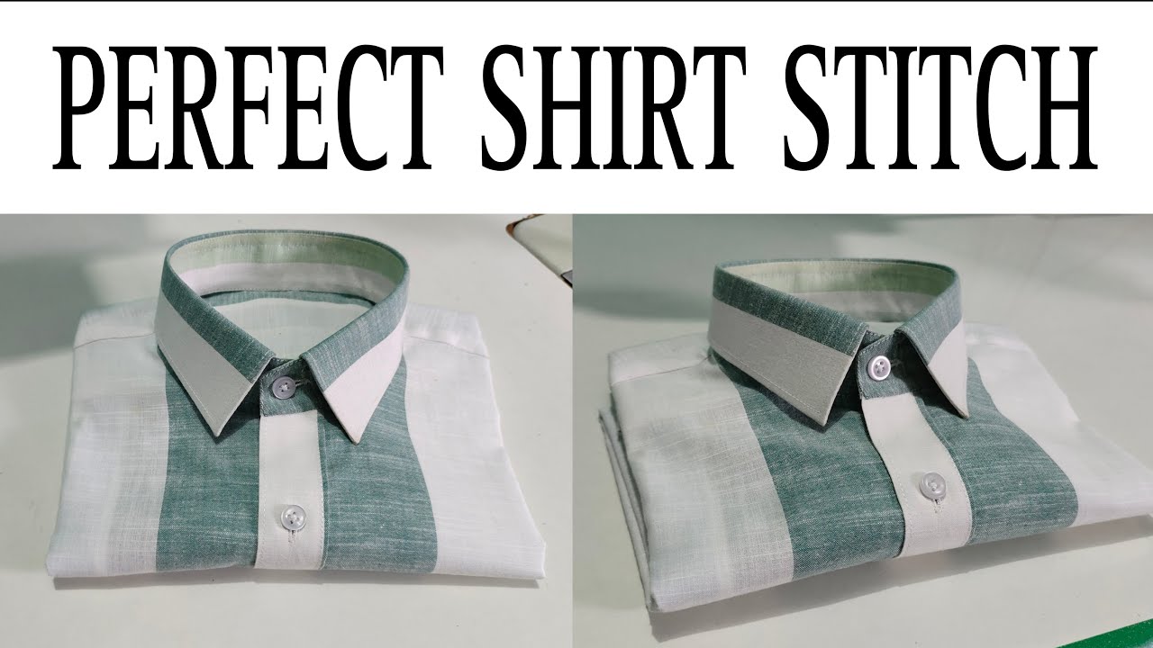 Perfect Shirt Stitching Full Video With Very Easy Steps | Shirt ...