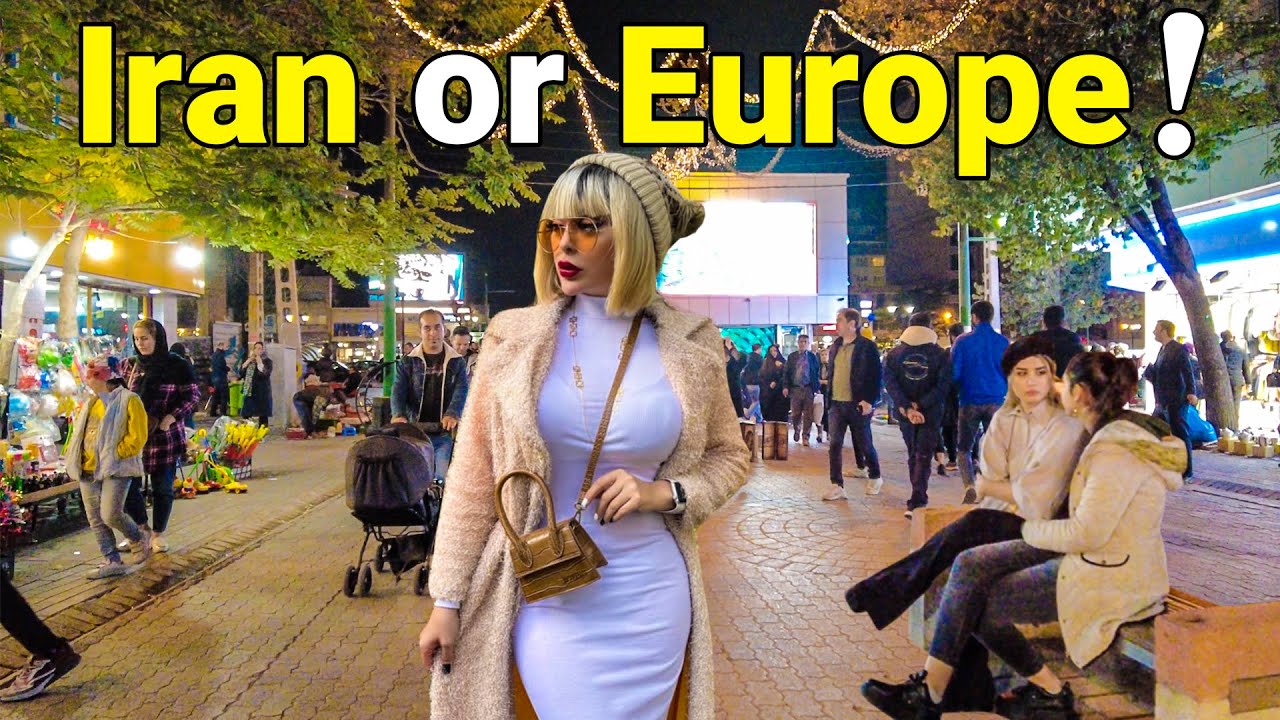 IRAN - Luxury Street In Tabriz 2022 Night Walk Vlog ایران - YouTube