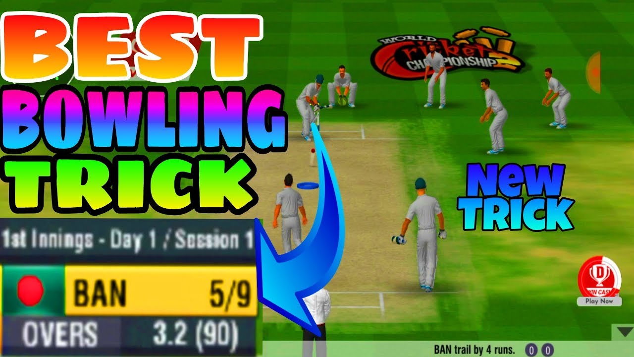 How to Take Wickets in Test Match Wcc2 - WCC2 BOWLING TRICKS - YouTube