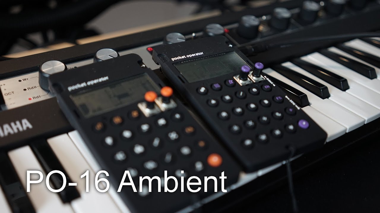 Pocket Operator PO-16 / Strymon BigSky Ambient Drone - YouTube