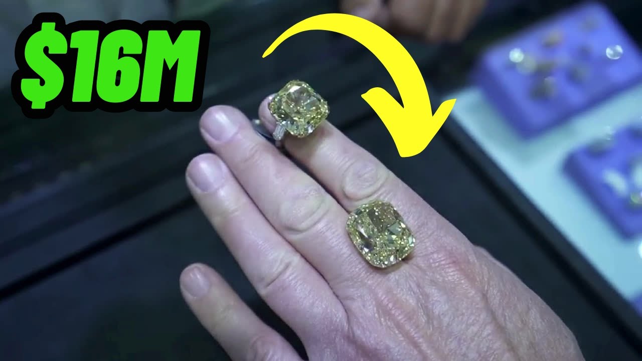 UNREAL! $16,000,000 in Flawless Yellow Diamonds 🤯 - YouTube