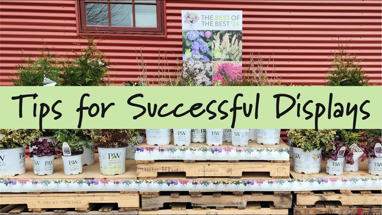 How to Set Up Your Plant Display - Prides Corner Farms - YouTube
