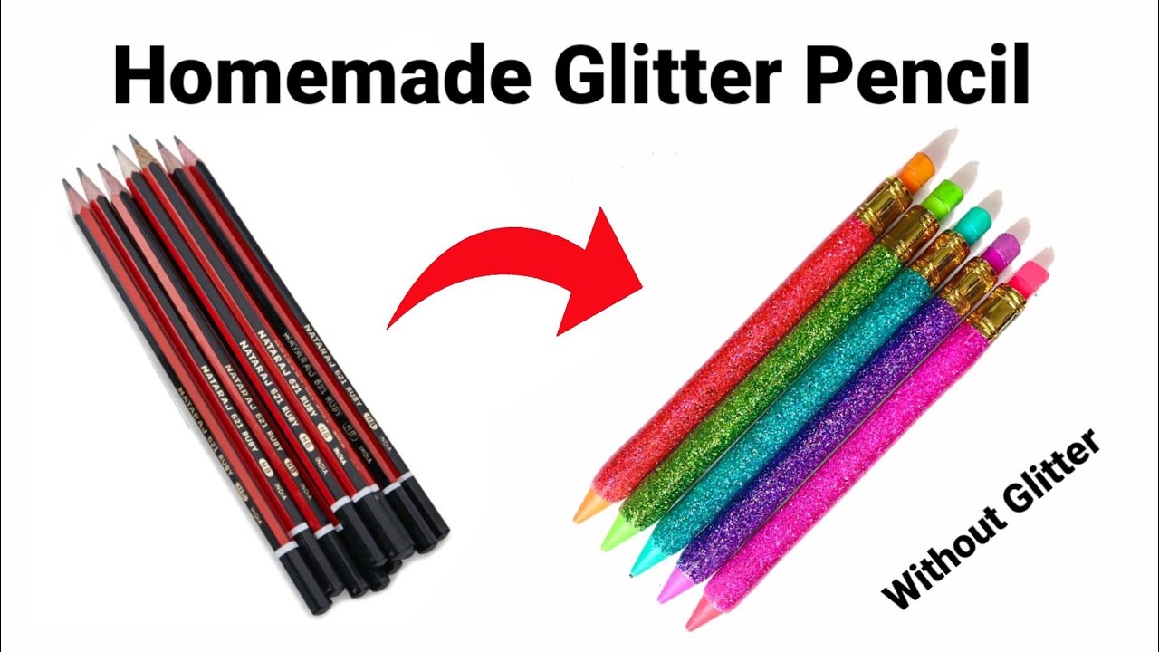 Normal Pencil to Eraser Pencil/Eraser Pencil/Homemade Eraser pen/Diy ...