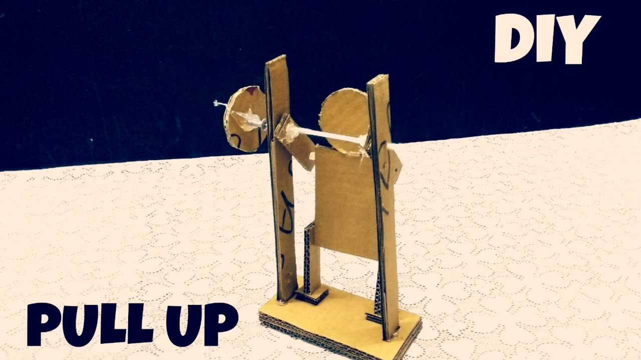 How to make PULL UP toy Game out of cardboard | HOW TO | CARDBOARD ...