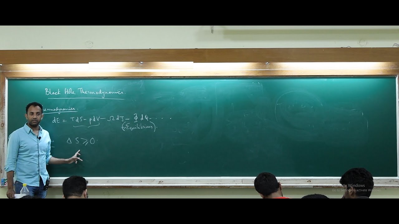Chethan Krishnan, Lectures on Quantum Black Holes. Lecture 4 - YouTube