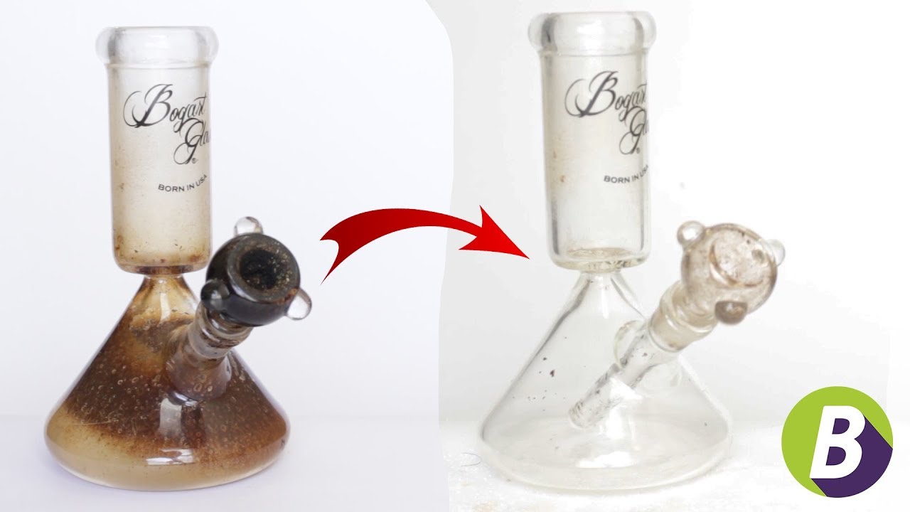 COMO LIMPIAR TU PIPA O BONG / BONGA EN 5 MINUTOS - YouTube