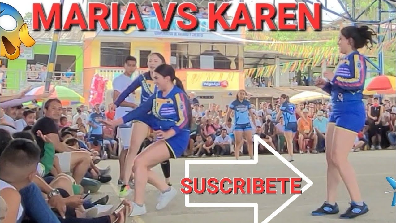 EL DIA EN QUE MARIA ABRIL MOSTRO TODO SU JUEGO EN EL ECUAVOLEY VS KAREN ...