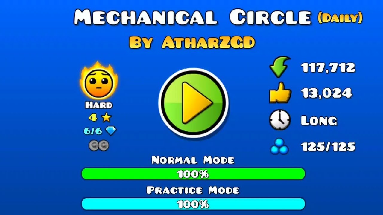 GD Mechanical Circle (Hard) by AtharZGD - YouTube