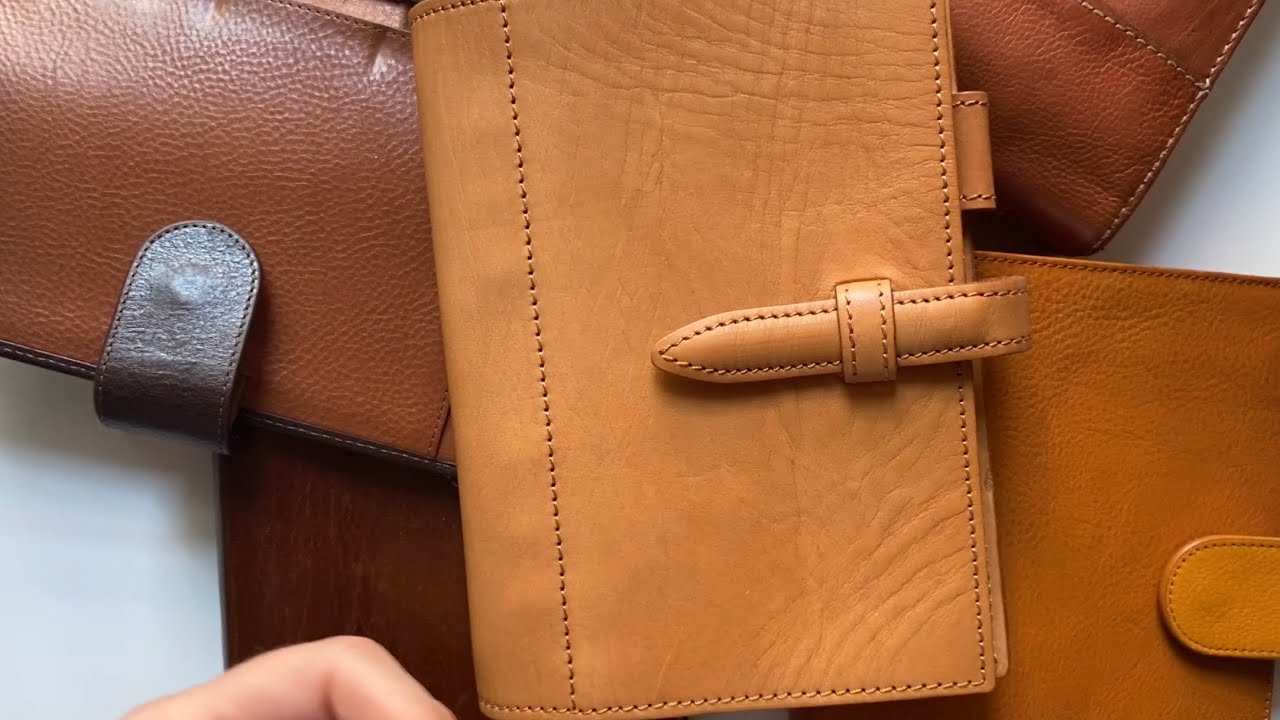 Morgan Binder - Franklin Planner Japan - Natural Brown - YouTube