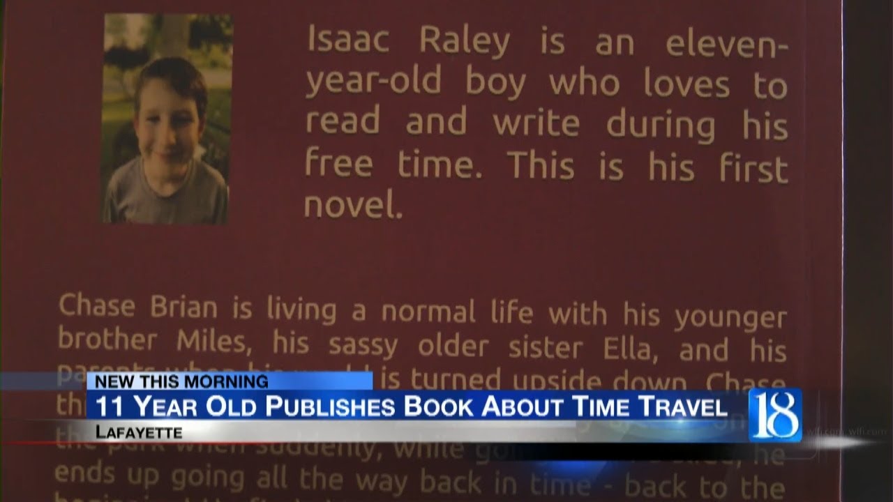 11-year-old Lafayette boy publishes his first book - YouTube