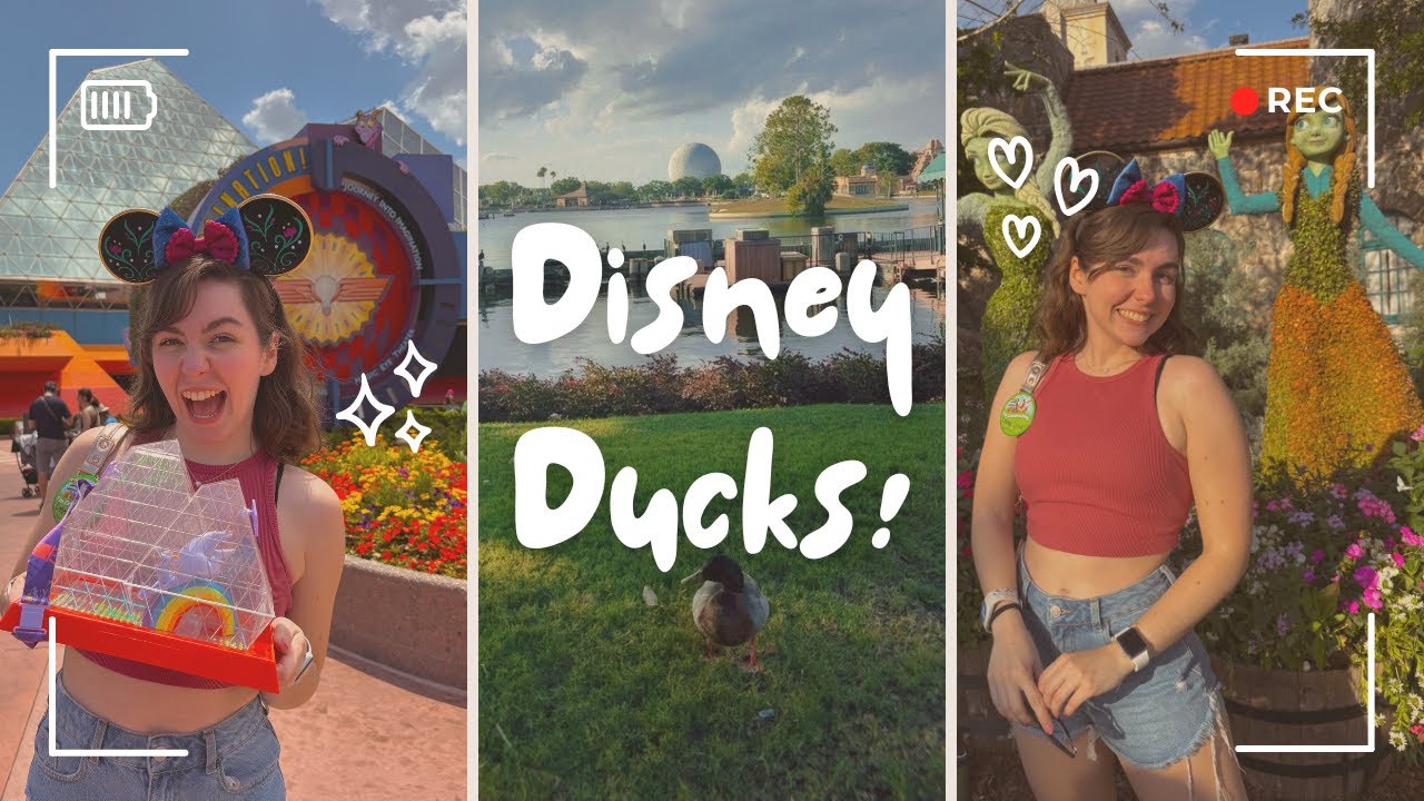 disney ducks for days! // EPCOT // may 2024 - YouTube