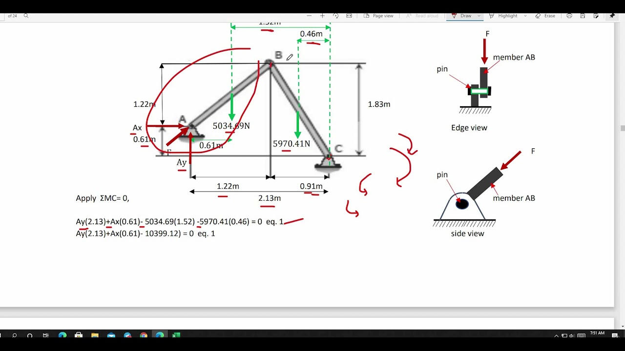 shear stress example 3 - YouTube