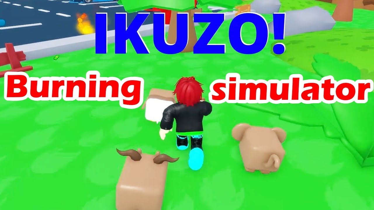 Is this a good game in roblox burning simulator | Gameplay leveling up ...