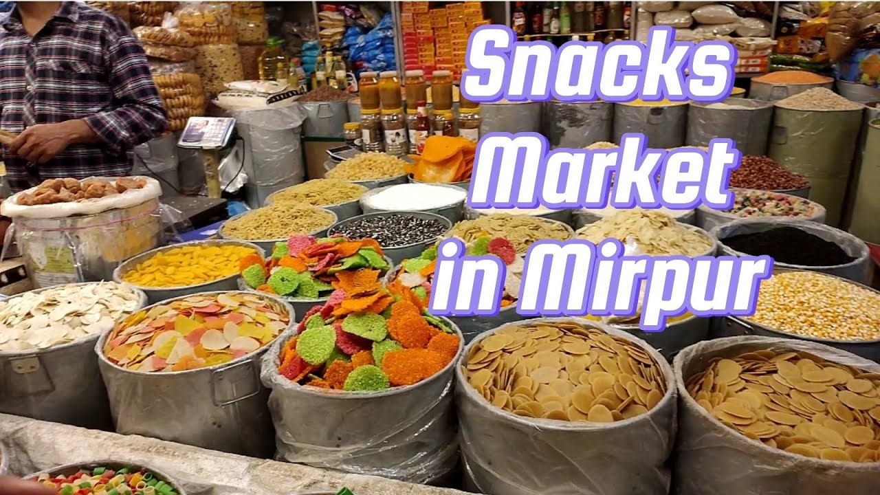 হাবিজাবি বাজার সদাই || Snacks Market in Mirpur - YouTube