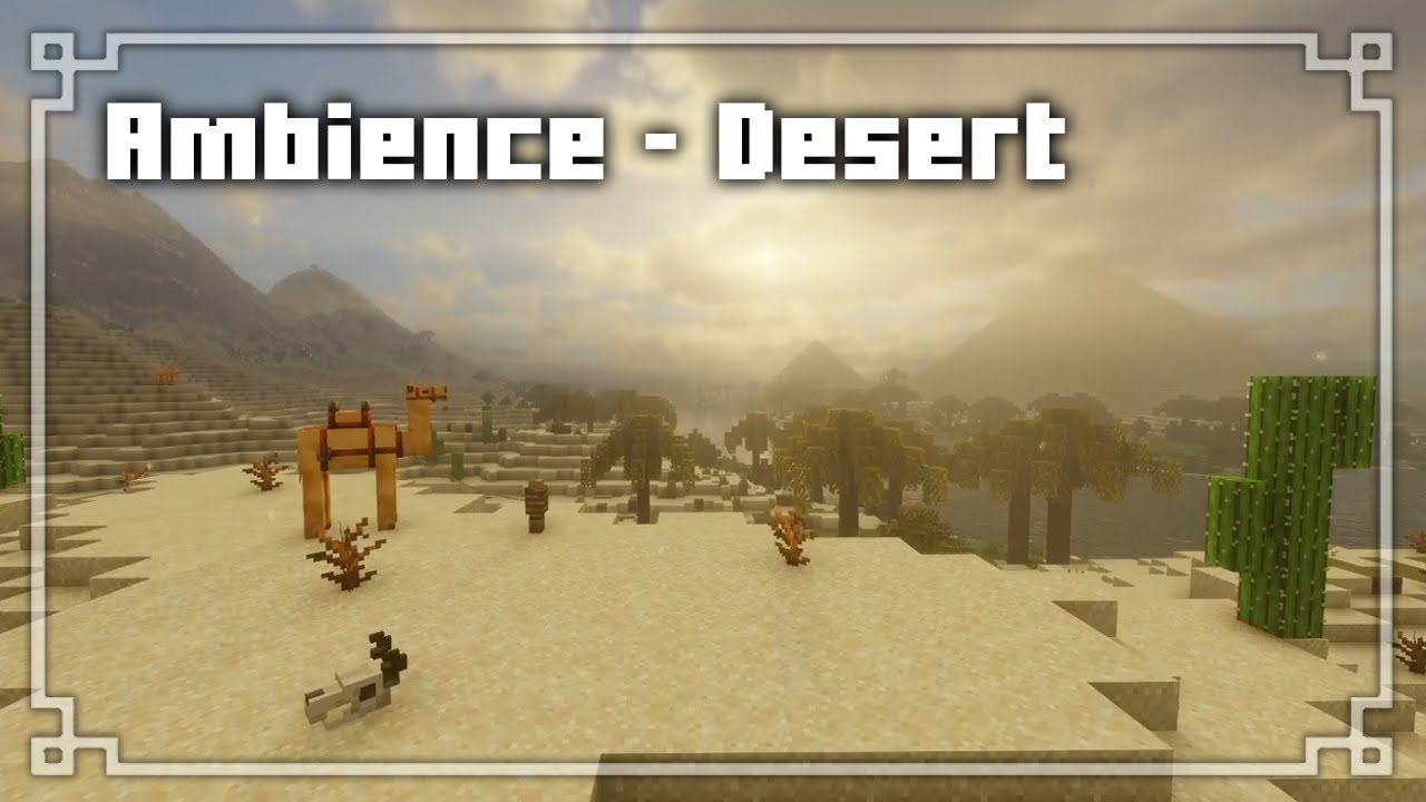 Desert Dunes 🌵 Minecraft Ambience • 1 Hour - YouTube