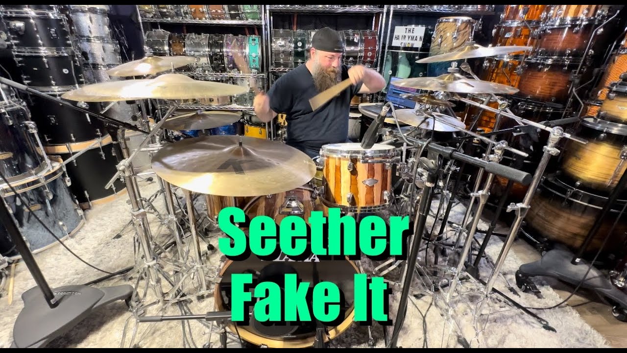 Seether Fake It #drumcover @SeetherOfficial - YouTube